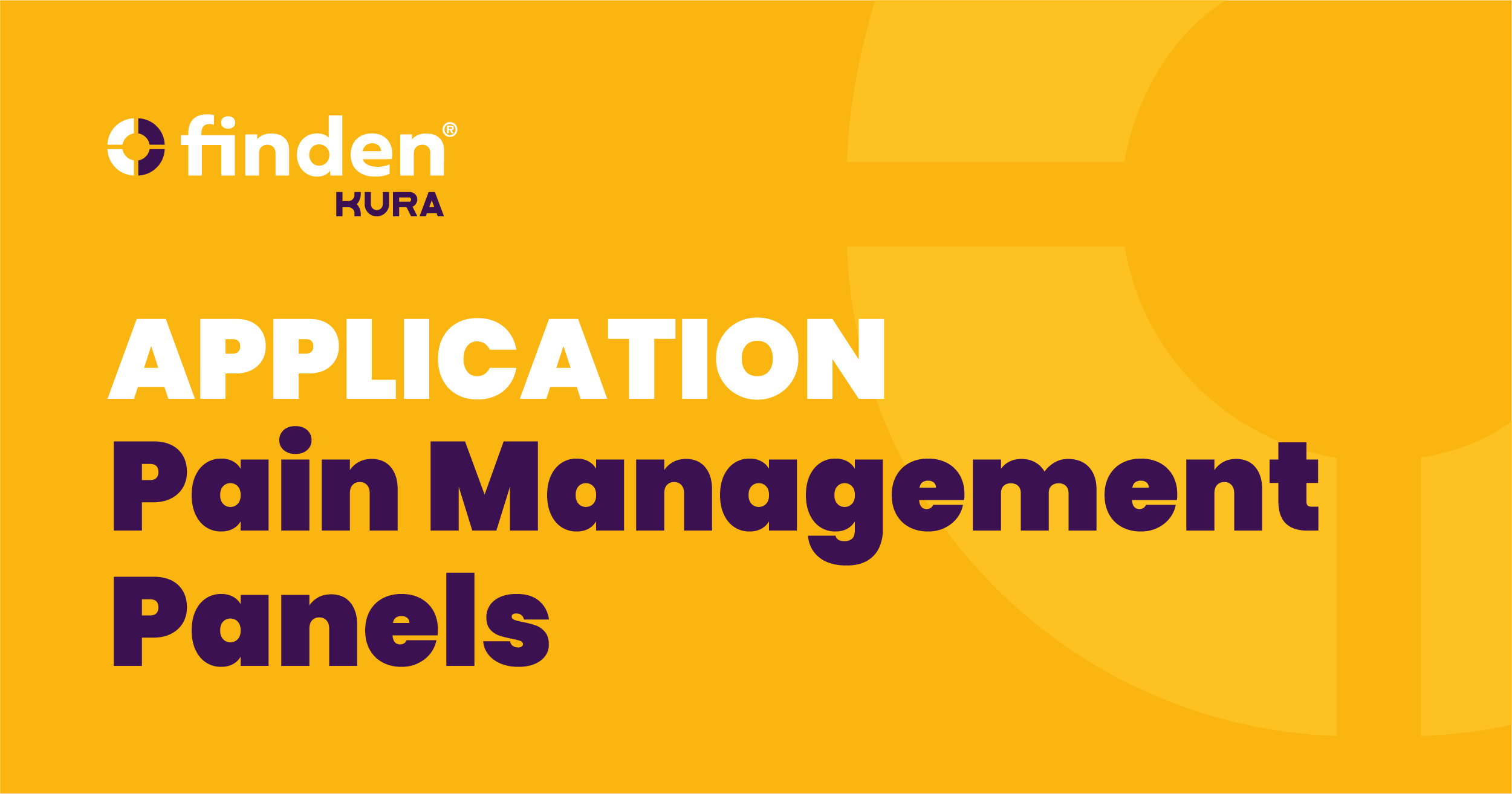 Pain Management Panels | Applications | Finden